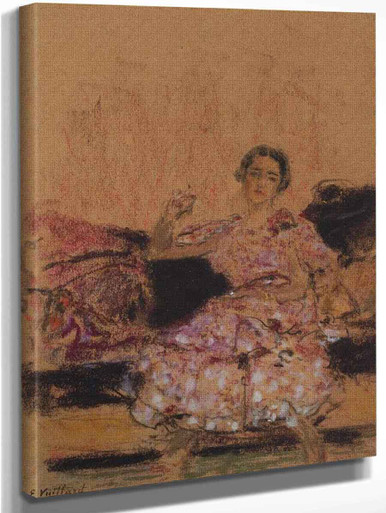 Woman Seated On A Chaise By Edouard Vuillard Art Reproduction from ...