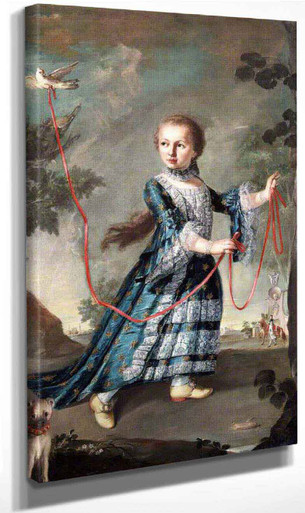 A Young Girl Of The Gradenigo Family With A Dove By Francesco Guardi ...