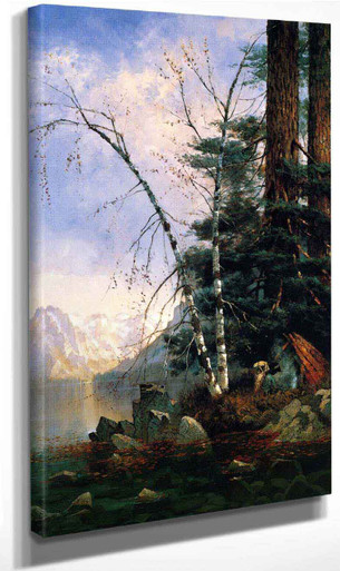 Fallen Leaf Lake By Edwin Deakin By Edwin Deakin Print or Painting ...