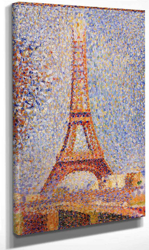 The Eiffel Tower By Georges Seurat Print or Painting Reproduction