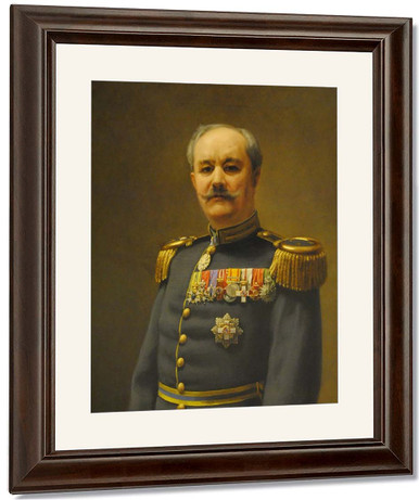 Portrait Of Wilhelm Ridderstad By Johan Krouthen Reproduction