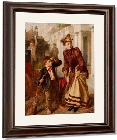 The Crossing Sweeper By William Powell Frith Reproduction