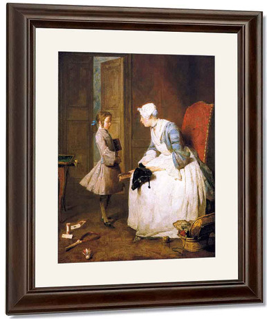 The Governess By Jean Baptiste Simeon Chardin By Jean Baptiste Simeon ...