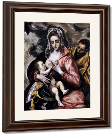 The Holy Family By El Greco Reproduction
