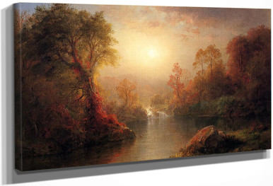Autumn By Frederic Edwin Church Print or Oil Painting Reproduction from ...