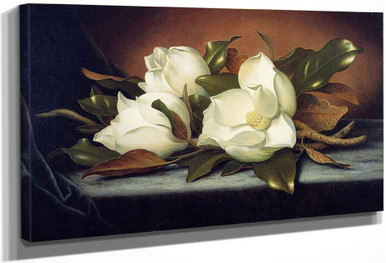 Giant Magnolias By Martin Johnson Heade Print or Oil Painting ...