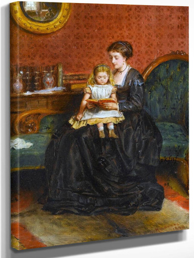A Captivating Story By George Goodwin Kilburne Art Reproduction from ...