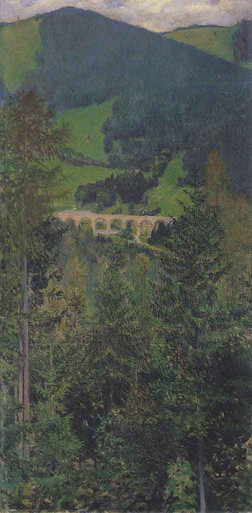 Semmering Landscape By Koloman Moser Print or Oil Painting Reproduction
