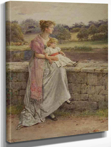 A Summer's Day By George Goodwin Kilburne(English, 1839 1924) By George ...