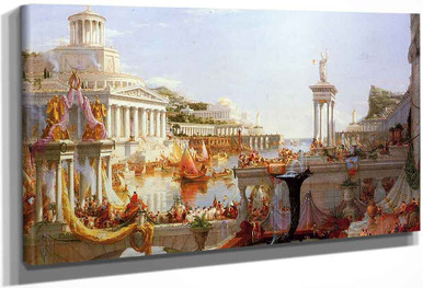 The Course Of Empire Consummation By Thomas Cole Print or Oil Painting ...