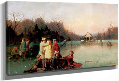 The Skaters By William Tylee Ranney Print or Oil Painting Reproduction ...