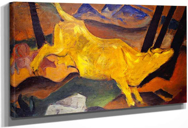The Yellow Cow By Franz Marc Print or Oil Painting Reproduction from ...
