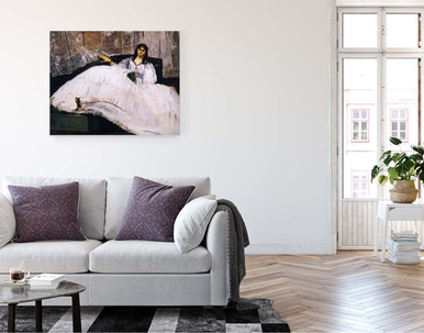 Baudelaire's Mistress, Reclining By Edouard Manet Print or Painting ...