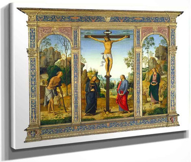 The Galitzin Triptych By Pietro Perugino By Pietro Perugino Print or Painting Reproduction from ...