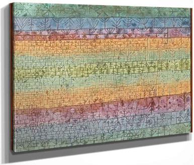 Tree Nursery By Paul Klee Print or Painting Reproduction from Cutler Miles.