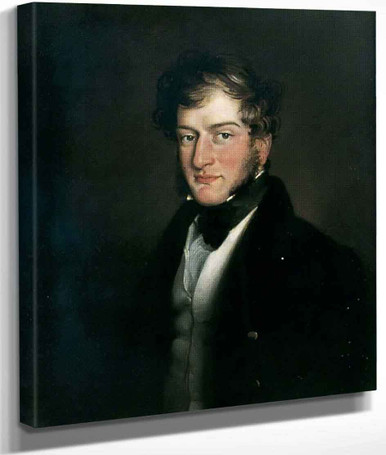 Portrait Of A Gentleman By William Etty Reproduction from Cutler Miles