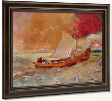 Yellow Boat By Odilon Redon Print or Painting Reproduction from Cutler ...