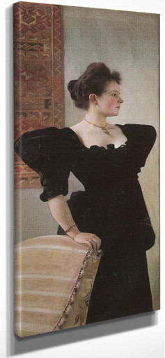 Portrait Of Marie Breunig By Gustav Klimt Art Reproduction from Cutler ...