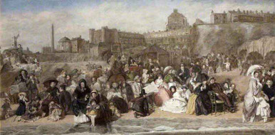 Life At The Seaside By William Powell Frith Reproduction from Cutler Miles.