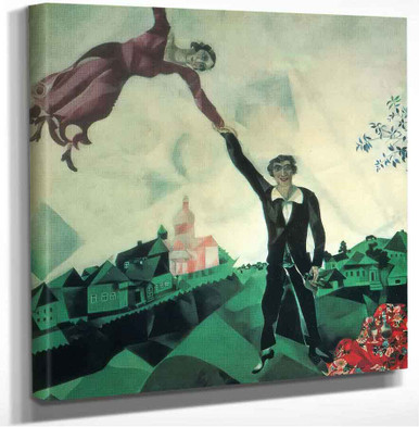 The Walk Marc Chagall Print or Oil Painting Reproduction.