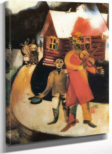 The Fiddler 1913 By Marc Chagall