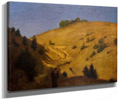 Bernauer Road By Hans Thoma Art Reproduction.