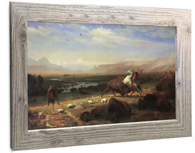 The Last Of The Buffalo Albert Bierstadt