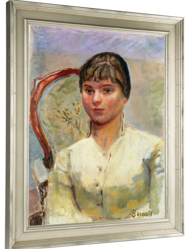 Young Woman On A Chair by Pierre Bonnard