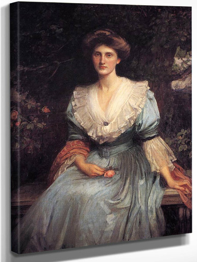 Lady Violet Henderson By John William Waterhouse Art Reproduction from ...