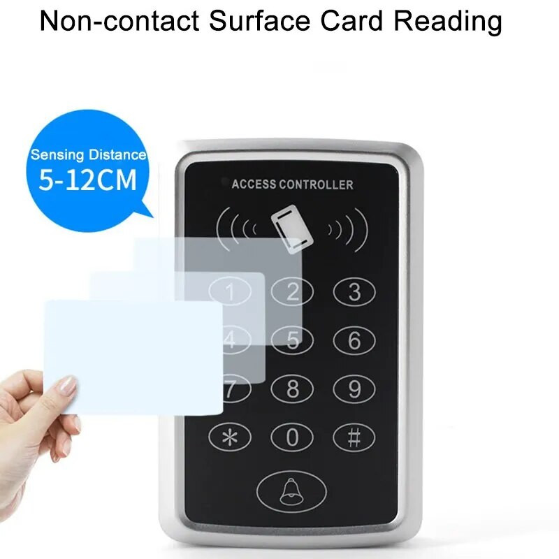 125KHz RFID Access Control Keypad EM Card Reader Support 1000 Users ...