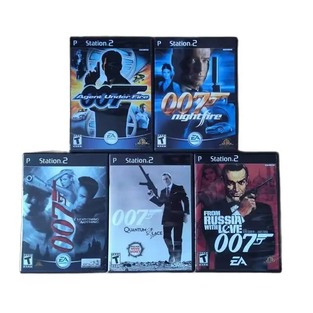 PS2 The 007 Collection With Manual Copy Game Disc Unlock Console ...