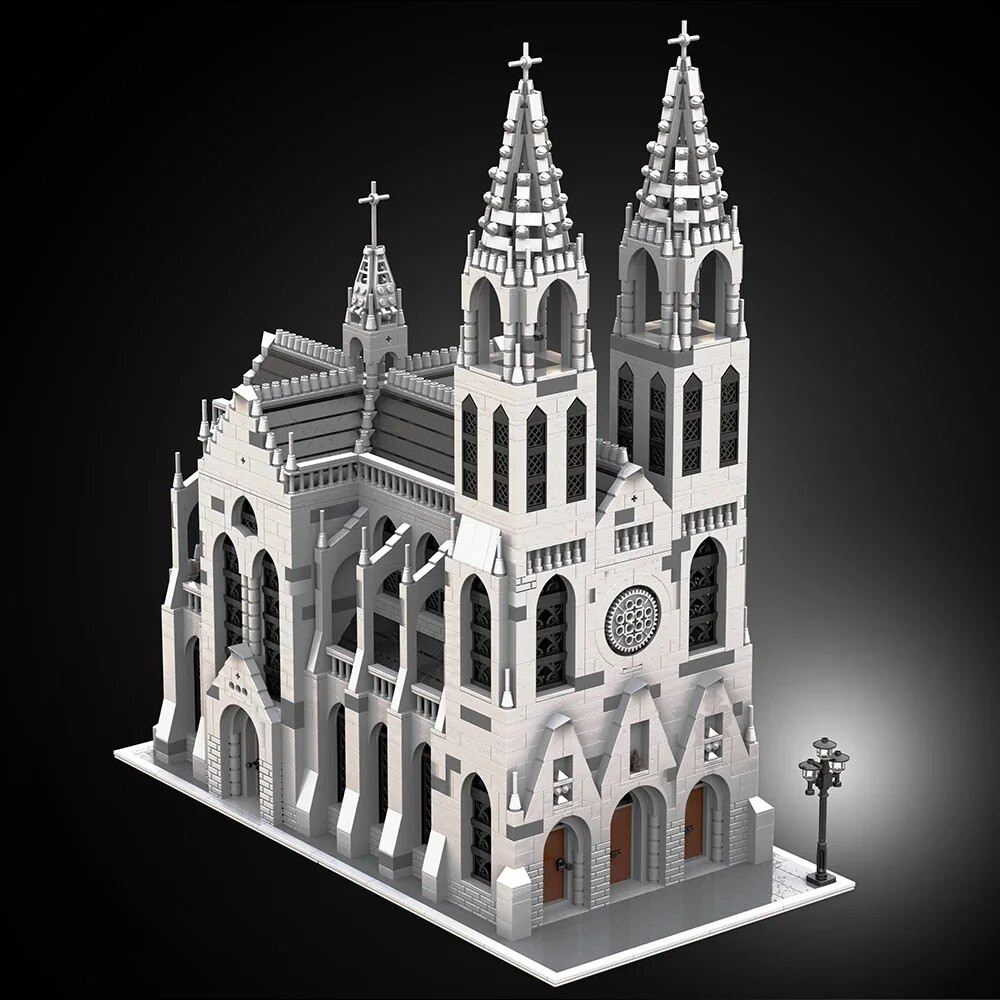 Famous Medieval Architecture MOC-65795 Sagrada Familia Model Bricks Kit ...