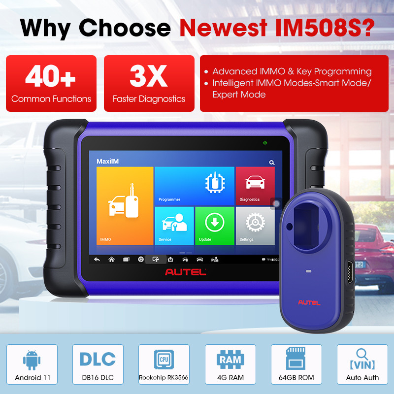 Autel MaxiIM KM100 Key Fob Programmer Immobilizer Tool Key Creation ...