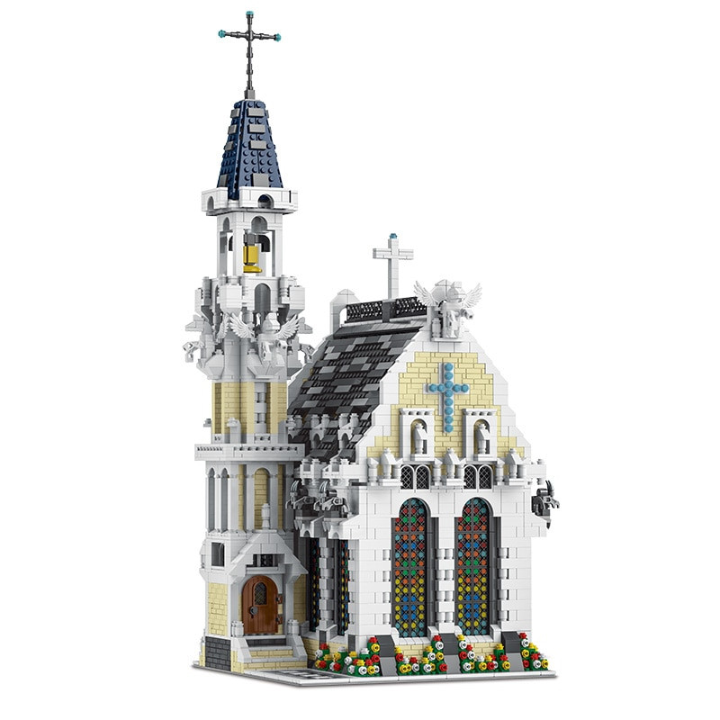 MOC-65557 Medieval Churches Building Blocks Bricks Model Creative ...