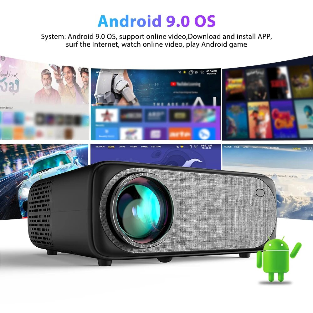 ThundeaL Full HD Projector 1080P WiFi LED Video Proyector TD97 Home ...