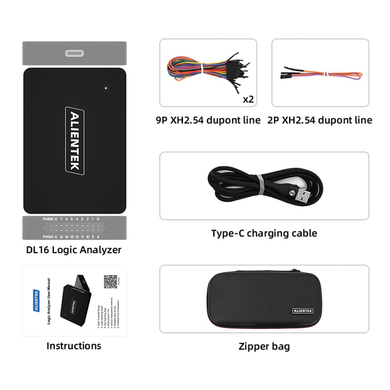 USB Logic Analyzer DL16 250MHz Max Sample Rate 16Channels DSLogic Logic ... USB Logic Analyzer DL16 250MHz Max Sample Rate 16Channels DSLogic Logic ...