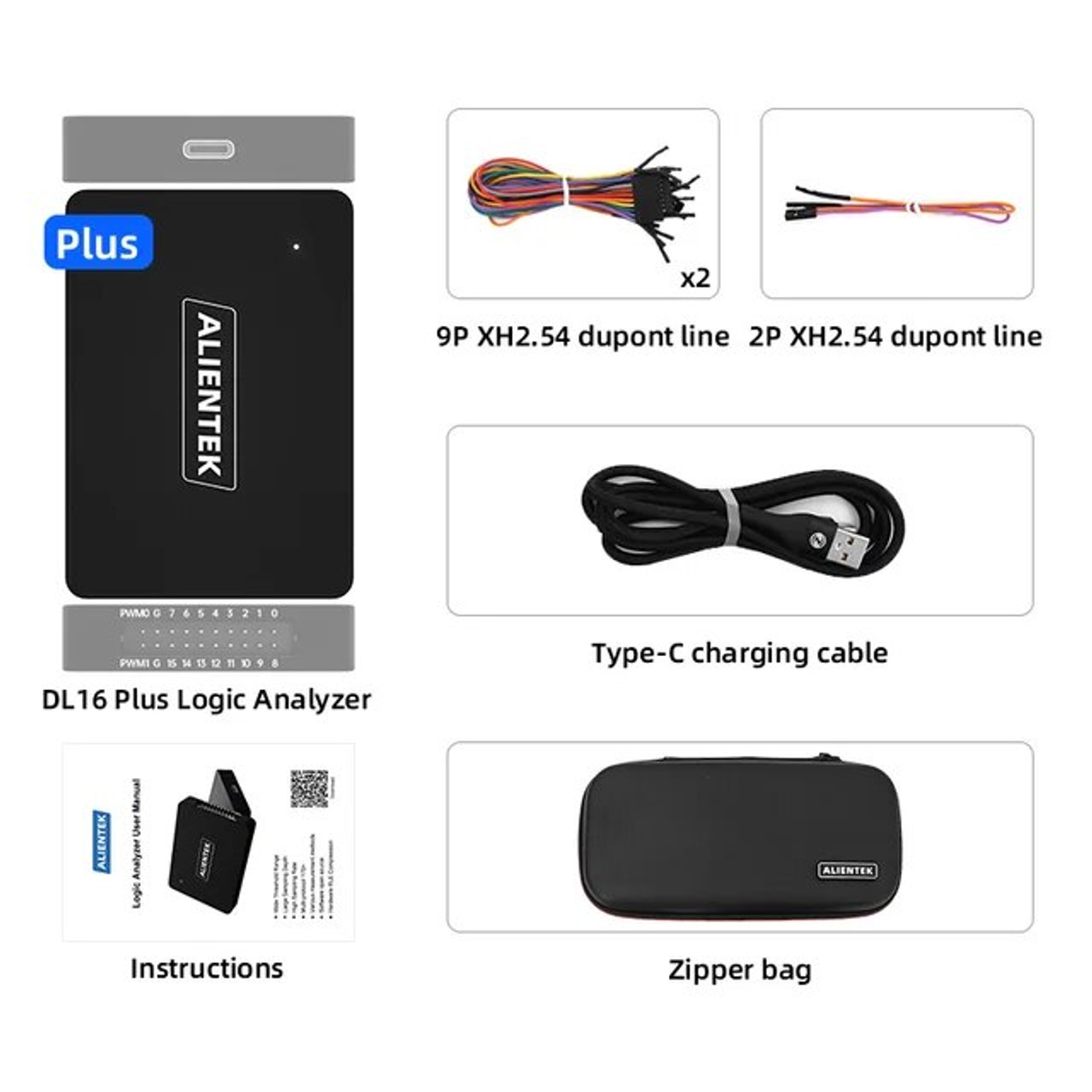 USB Logic Analyzer DL16 250MHz Max Sample Rate 16Channels DSLogic Logic ... USB Logic Analyzer DL16 250MHz Max Sample Rate 16Channels DSLogic Logic ...