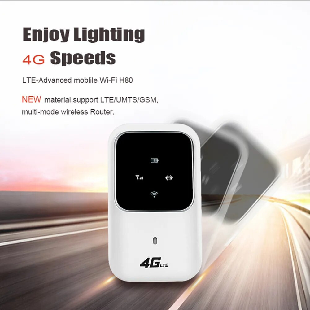 4G Wireless Router LTE Portable Car Mobile Broadband Network Pocket 2 ...