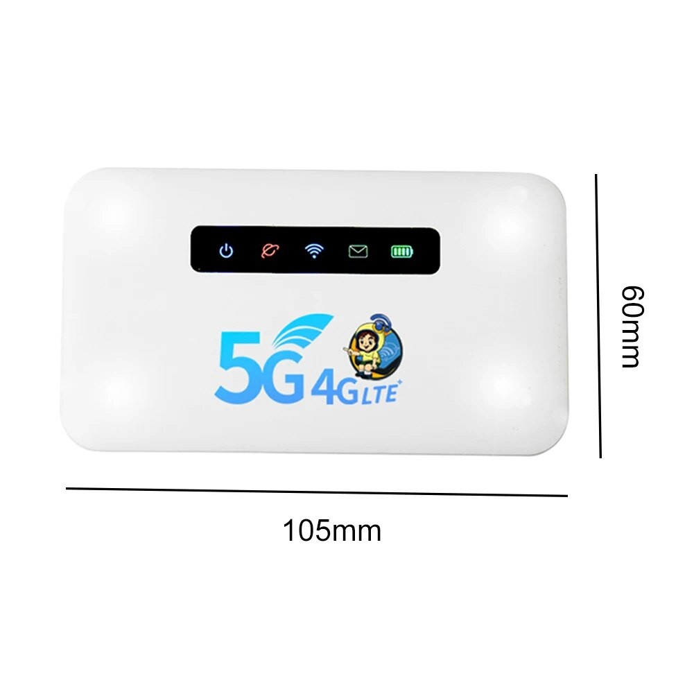 5G Wifi Portable 5G Mifi Router 300Mbps Car Mobile WiFi Hotspot Built ...