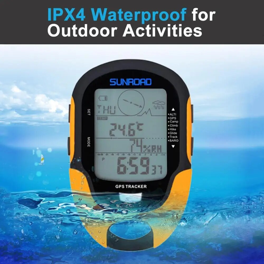 SUNROAD FR510 Handheld GPS Navigation Receiver Portable Handheld ...