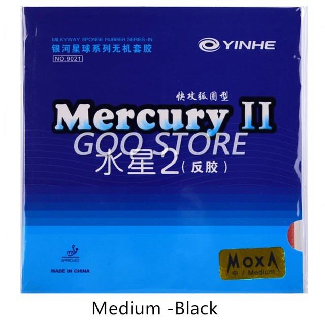YINHE Mercury II / MERCURY Table Tennis Rubber Galaxy Pips-In Original ...