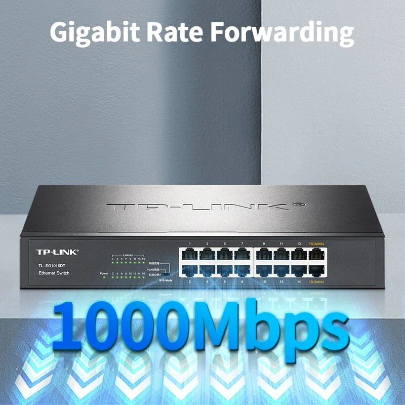 TP-LINK TL-SG1024DT Full-gigabit Network Monitoring 24-port Switch ...