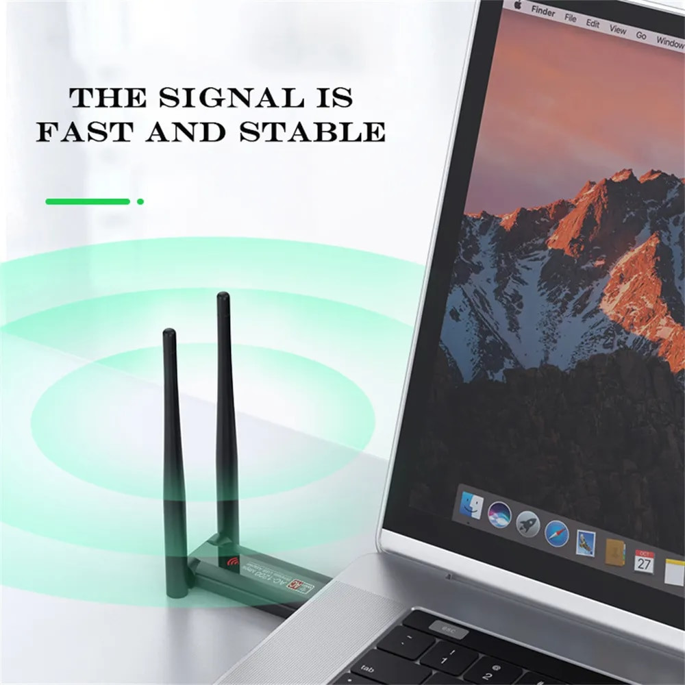 Dual Band 1200Mbps USB RTL8812 Wireless AC1200 Wlan USB3.0 Wifi Lan ...