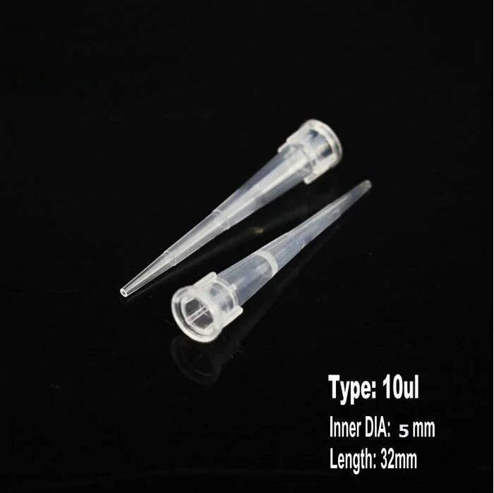 1000Pcs 200ul Laboratory Pipette Tips PP Plastic Autoclavable Universal ...
