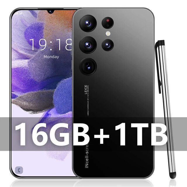 Mobile Phones S24 Ultra 6.8 HD Screen Smart Phone Original 16G+1T 5G ...