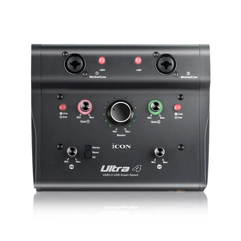 Original ICON Ultra 4 USB 3.0 24-Bit 96/192KHz 2-In/2-Out audio ...