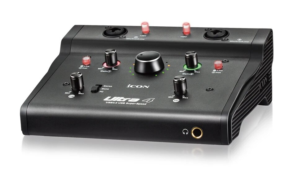 Original ICON Ultra 4 USB 3.0 24-Bit 96/192KHz 2-In/2-Out audio ...
