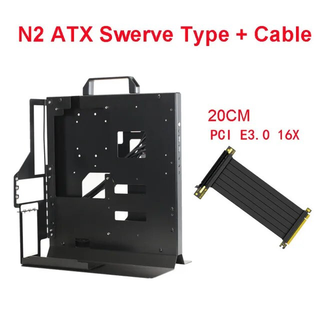 ATX Open Rack MATX ITX Case Handheld Portable Water Cooler Side ...