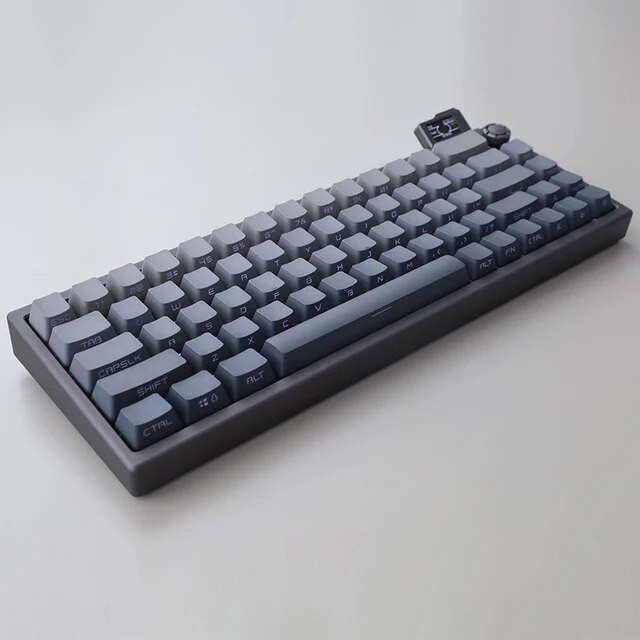 Keydous Nj68 Pro Wireless Mechanical Keyboard Kit 3-Mode Steel Brass ...