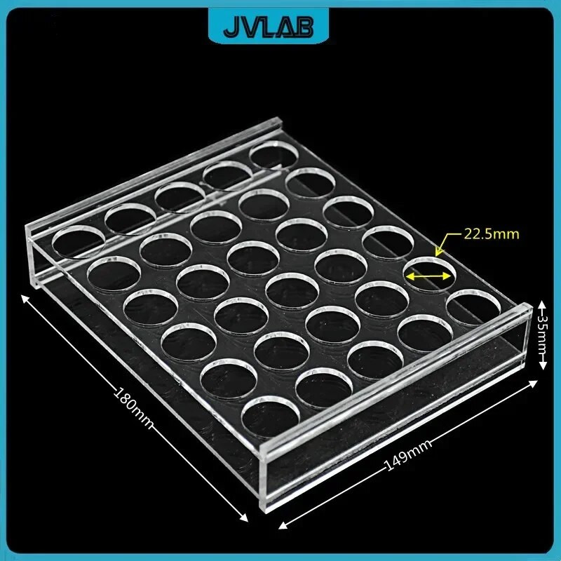 Plexiglass Rack For Chromatography Vial 10 ml Plexiglass Stand Place 30 ...